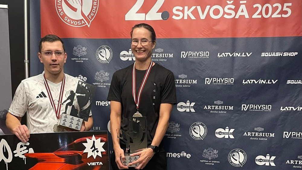 Jauni Latvijas čempioni skvošā – Citi sporta veidi – Sportacentrs.com